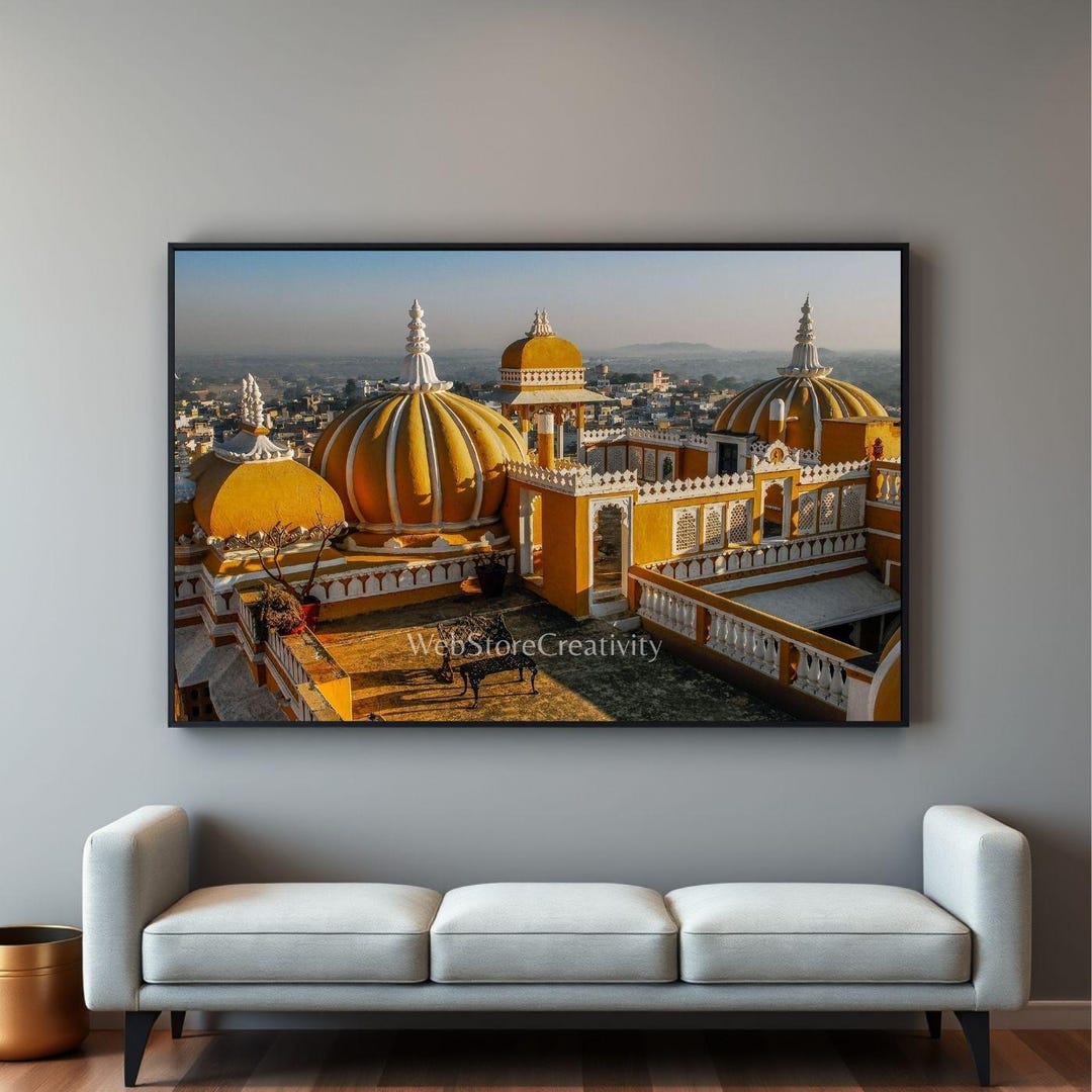 Deogarh Mahal Rajasthan Palace Digital Art Indian Heritage Architecture ...