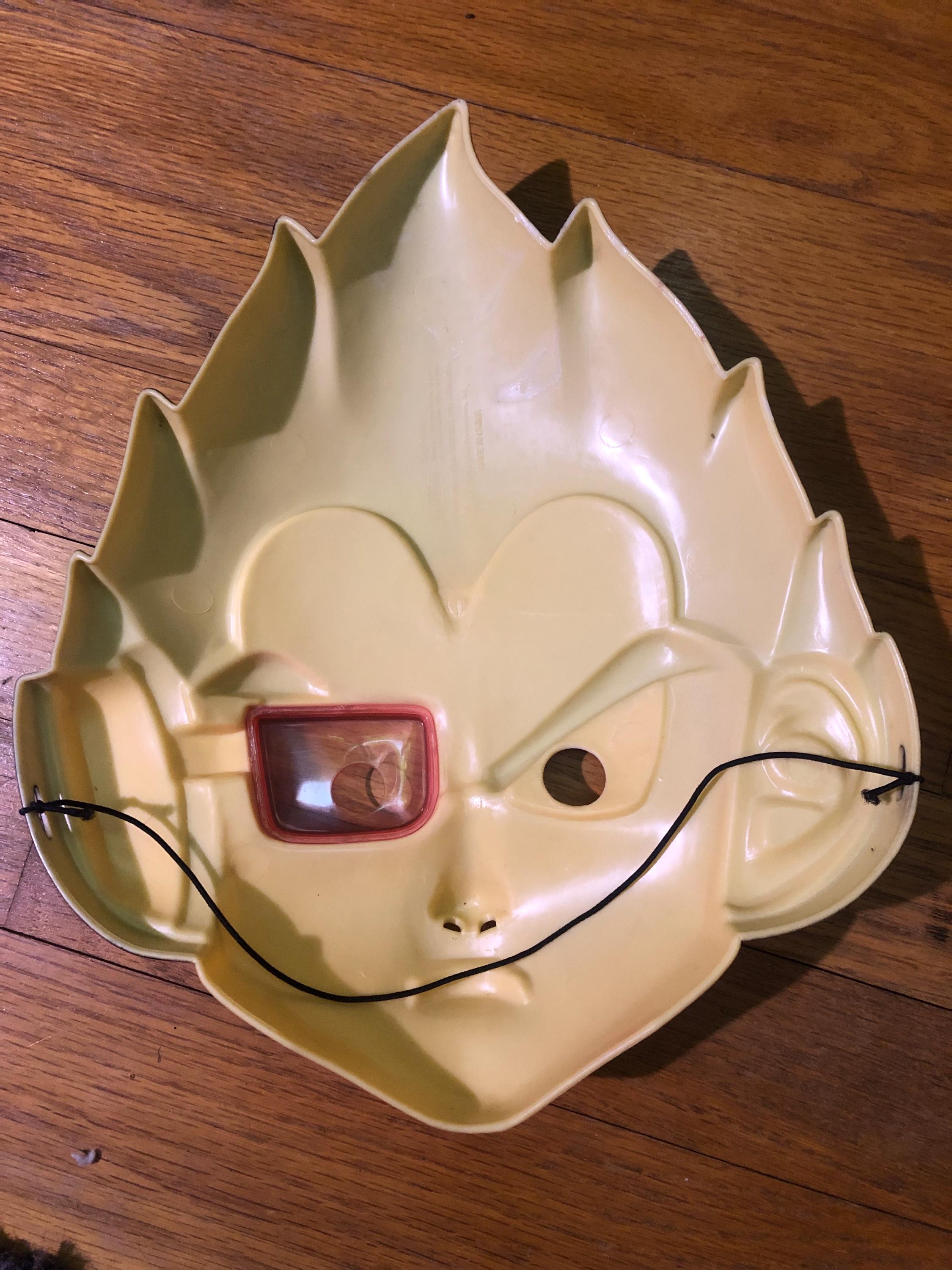 Vintage 1999 Dragon Ball Z Vegeta Mask for Cosplay or Costume - Etsy