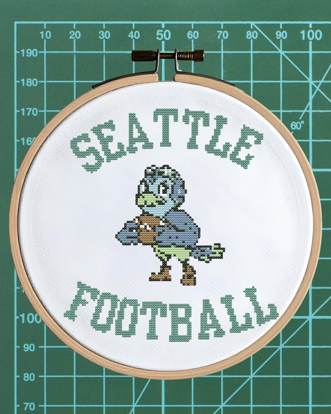 Seattle Football Cross-stitch Pattern - Etsy