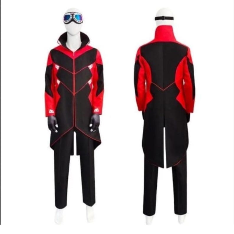 Jim Carrey Sonic the Hedgehog 2 Black & Red Tailcoat – Dr. Robotnik ...