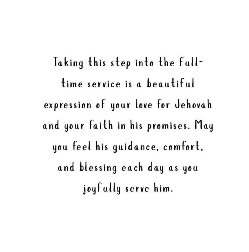JW New to Pioneer Service - Encouraging Greeting Card - Etsy