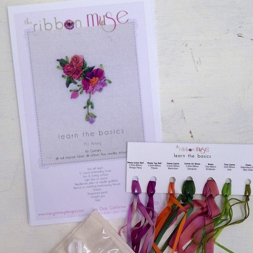 Learn the Basics by MJ Hiney...the Ribbon Muse...complete Kit | Etsy