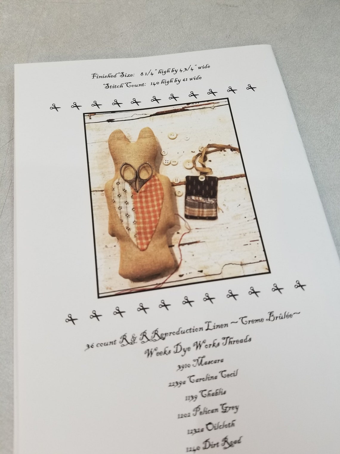 Scarlett, Animal Crackers Series by Stacy Nash Primitives...cross ...