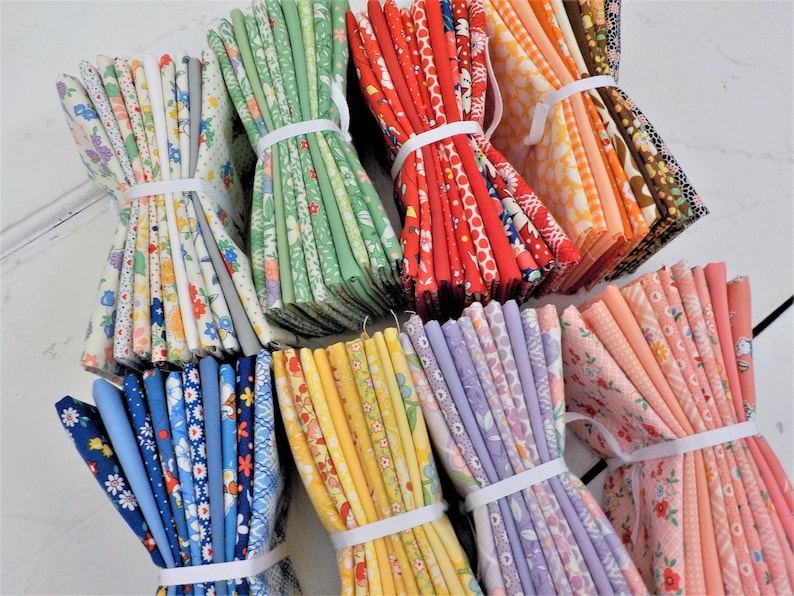 Feedsack Reproduction Color Bundles...fat 8ths...color Packs - Etsy