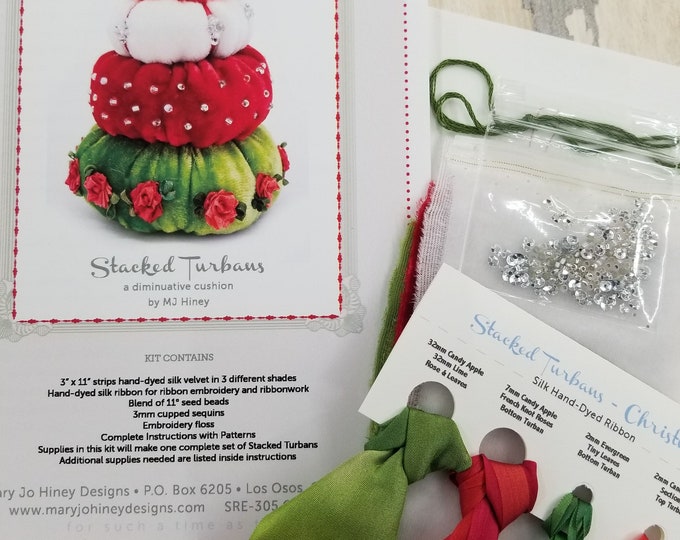 Allegra's Petite Garden by MJ Hiney...the Ribbon Muse...complete Kit ...