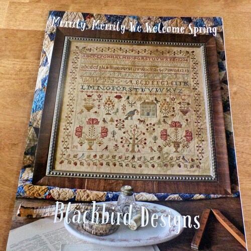 Merrily Merrily We Welcome Spring by Blackbird Designs - Etsy