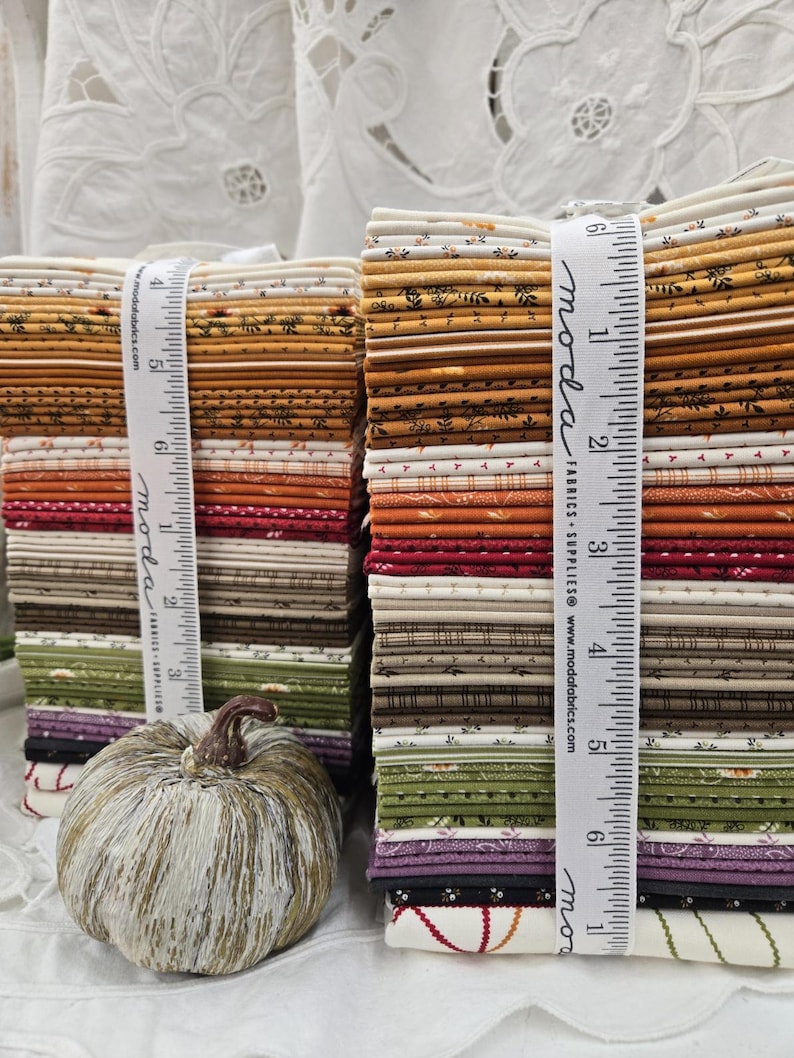 Pumpkin Spice Gatherings...fq Bundle...primitive Gatherings...moda ...