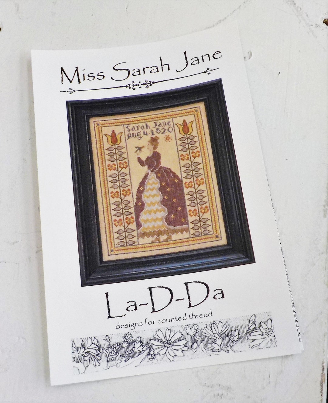Miss Sarah Jane by La-d-da...cross Stitch Pattern - Etsy