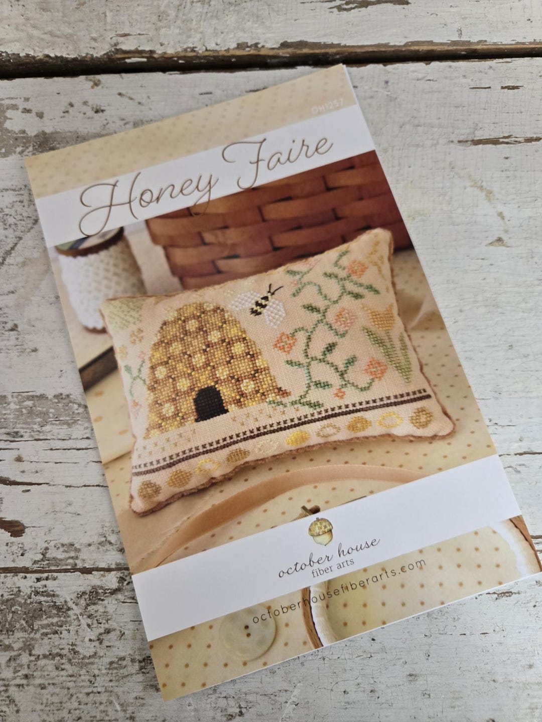 Honey Faire...october House Fiber Arts...cross Stitch Pattern - Etsy