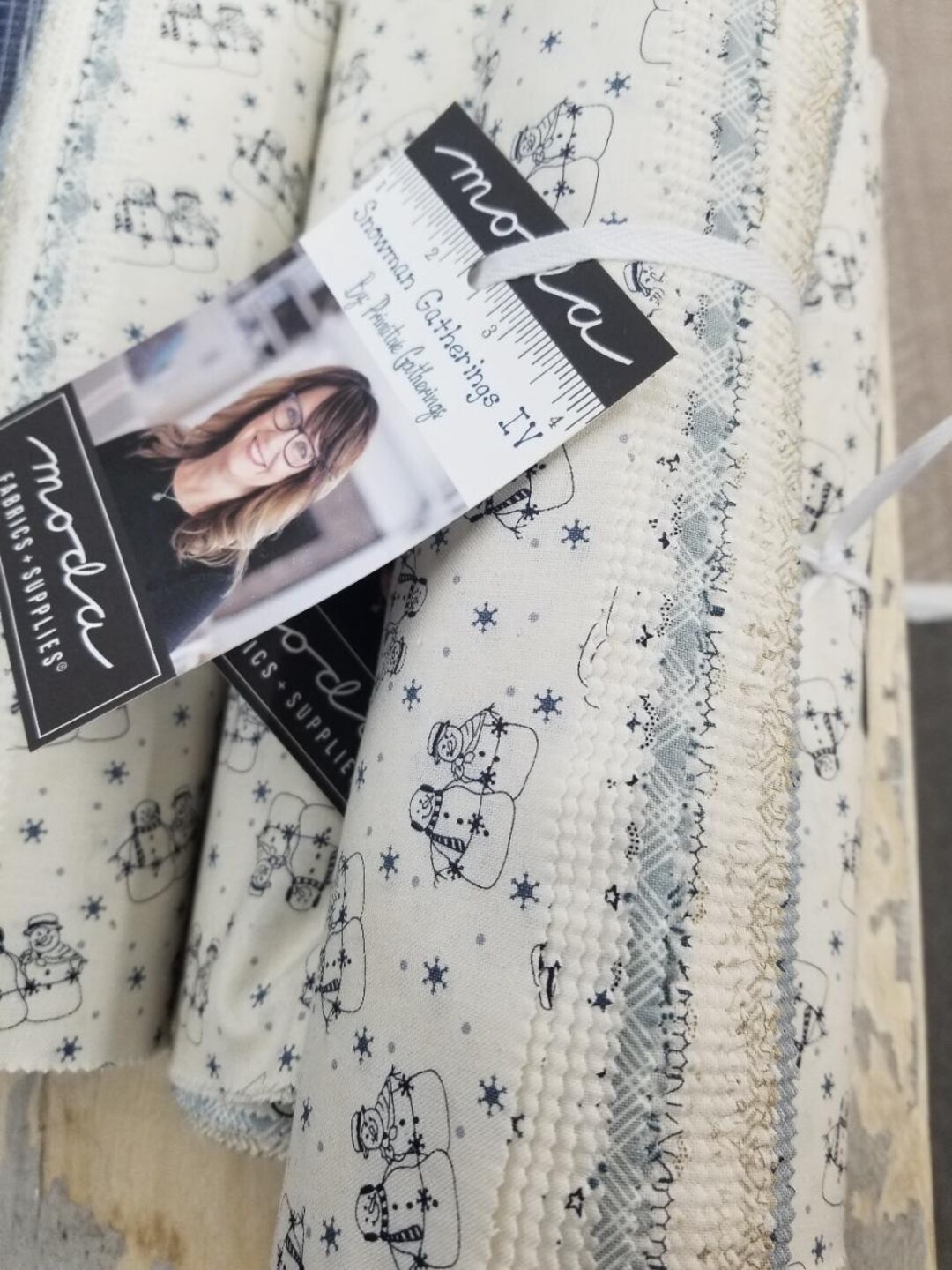 Snowman Gatherings Iv...layer Cake...primitive Gatherings...moda ...