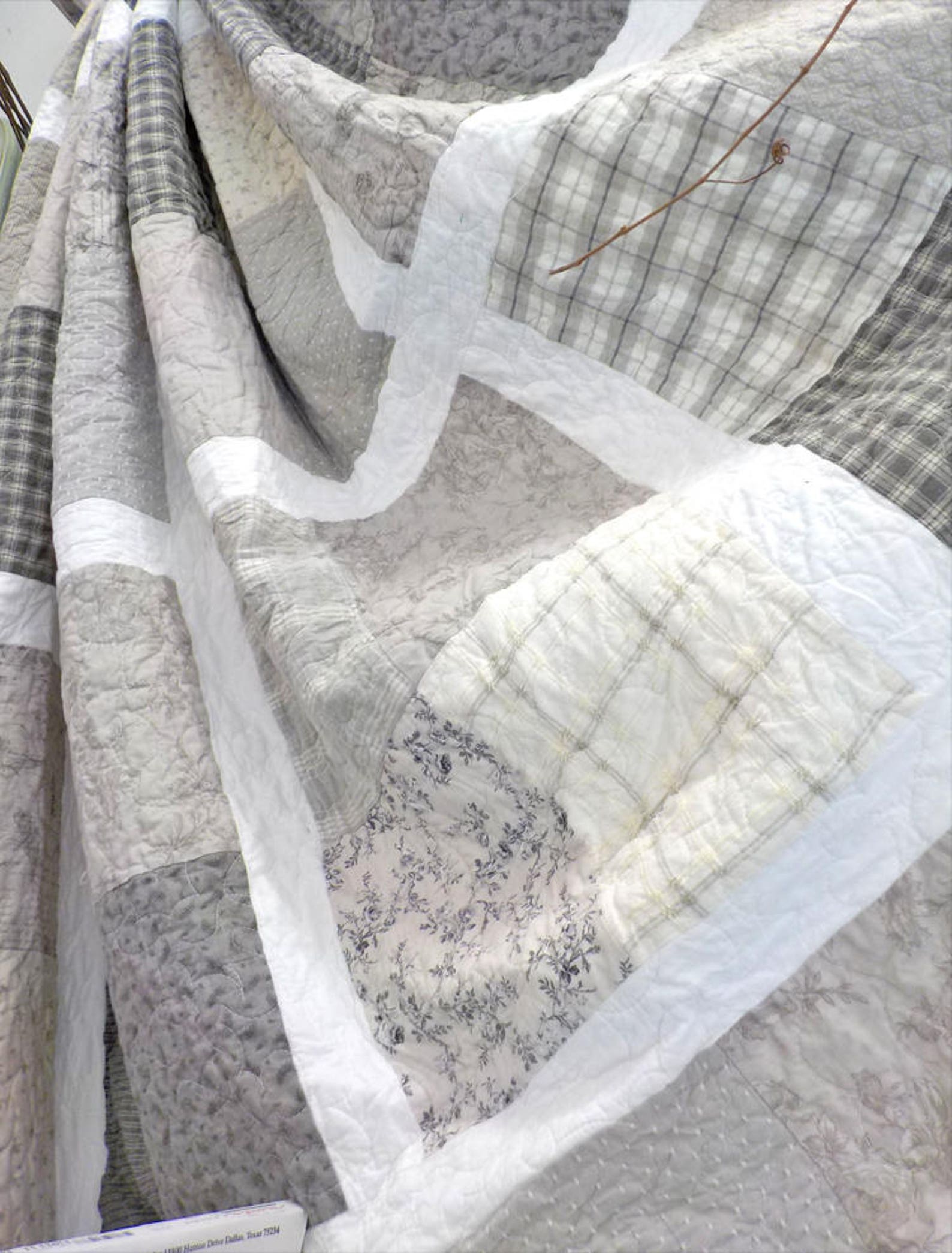 Beachy in Grey Quilt Kit...designed by Mickey Zimmer for - Etsy