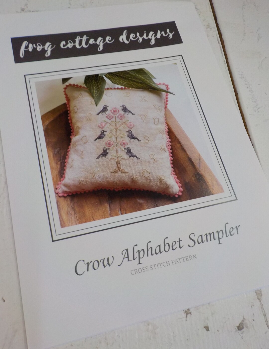 Crow Alphabet Sampler by Frog Cottage Designs...cross-stitch Design ...