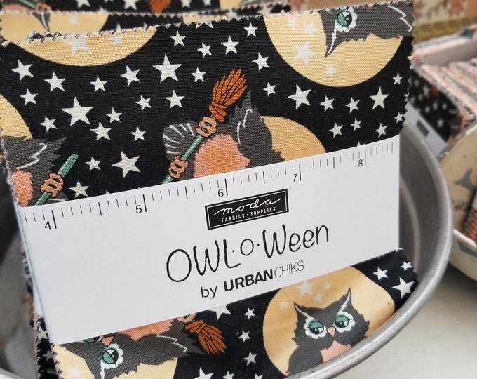 Owl-o-ween Moda Box Kit...pattern by Designs by Sarah J. - Etsy