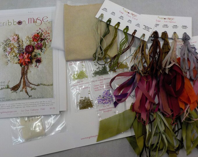 Tree by MJ Hiney...the Ribbon Muse...complete Kit With Instructions - Etsy