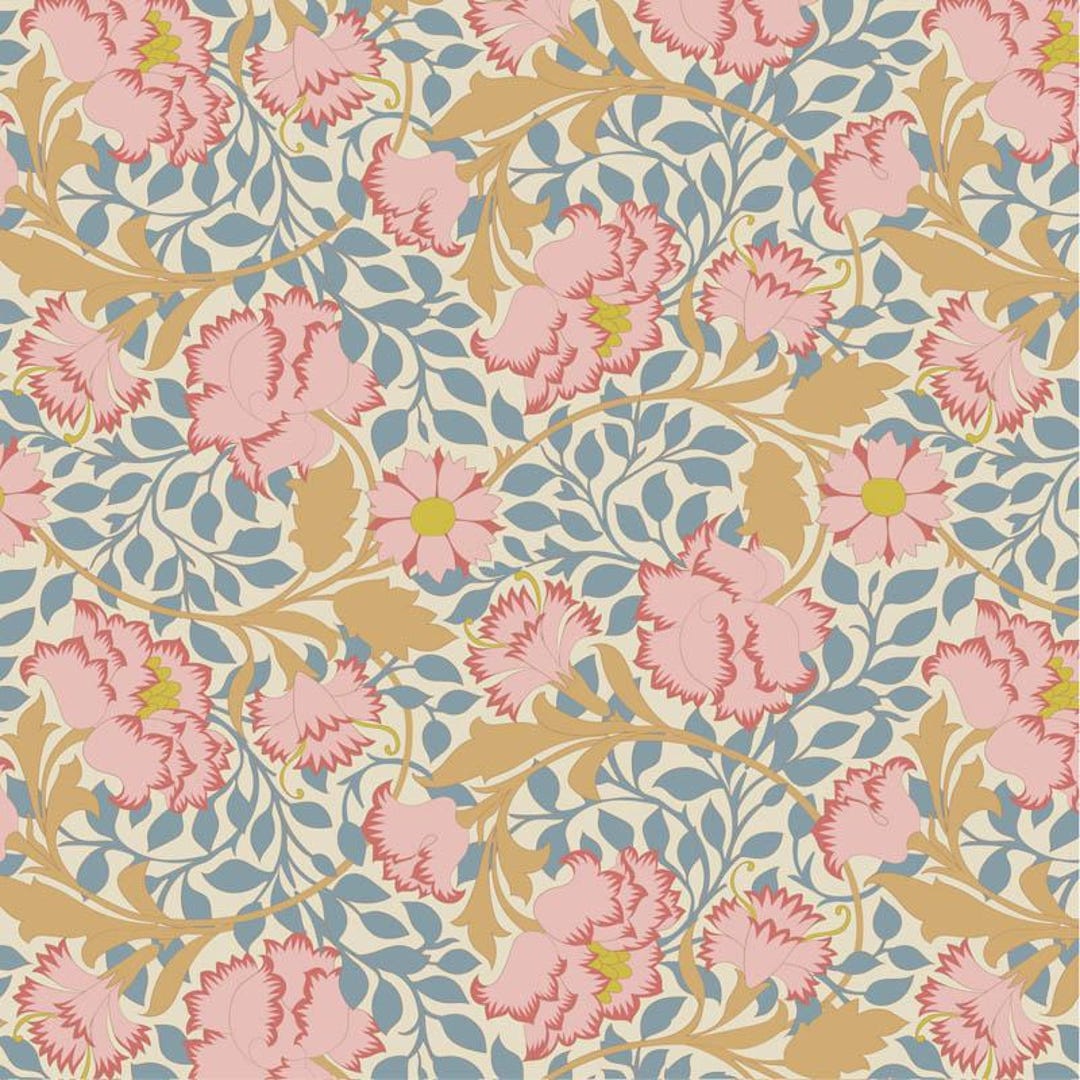 Songbird...flora Blue...100654...a Tilda Collection...tone Finnanger - Etsy