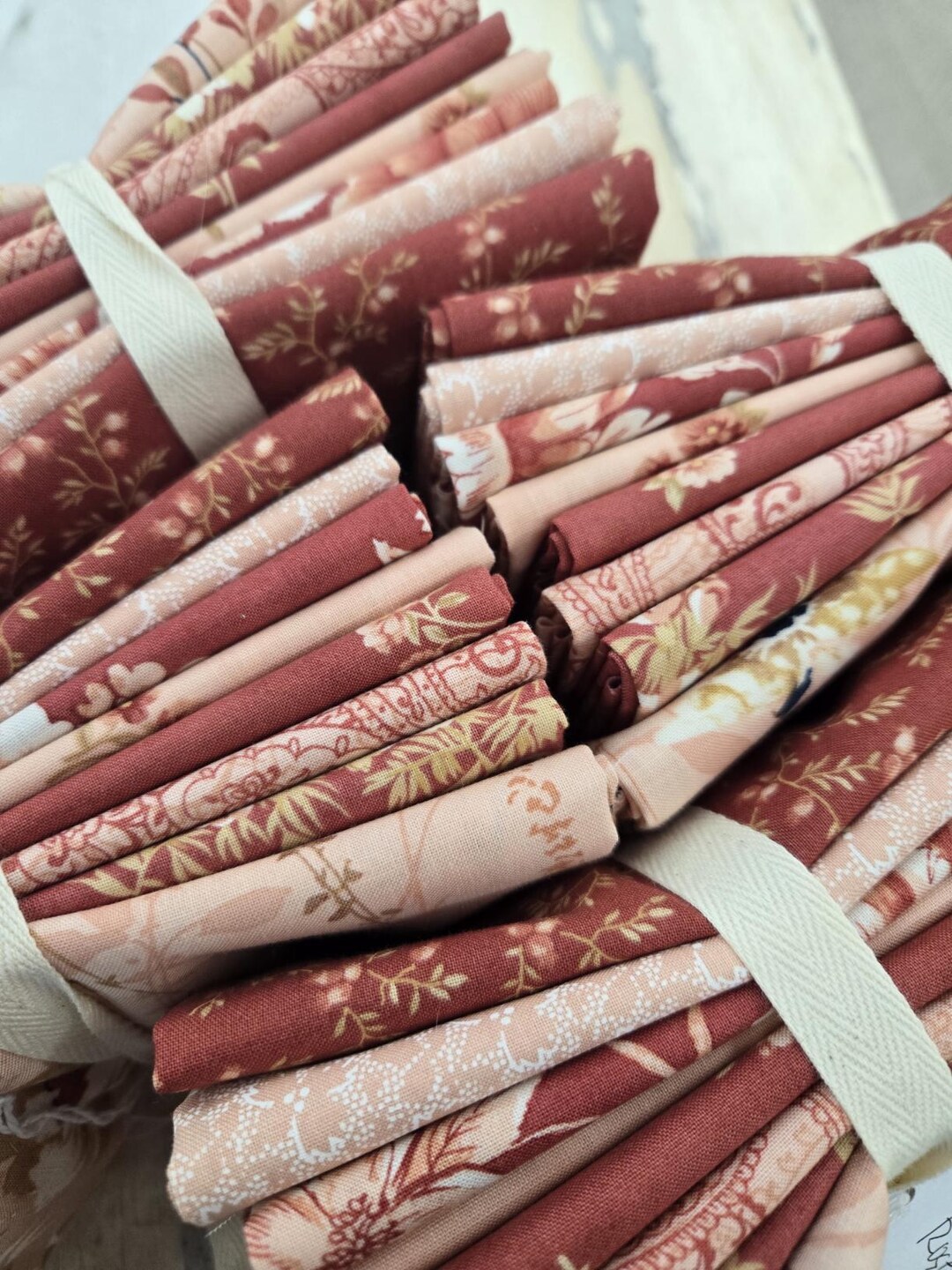Sandalwood...rosewood & Rose Quartz Fat Quarter Bundle...3 Sisters ...