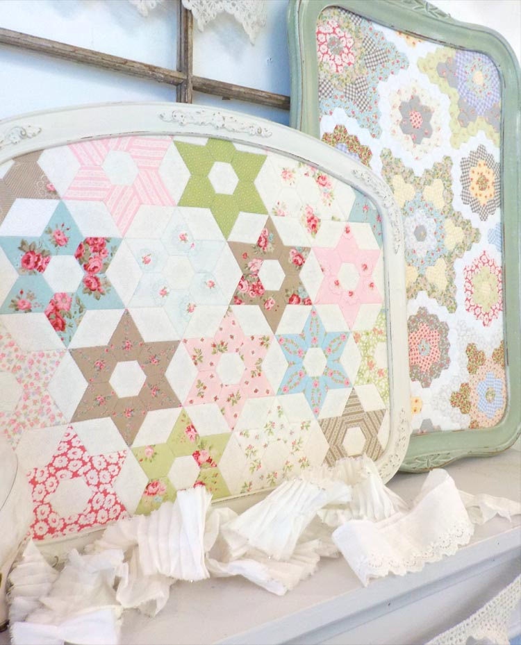 PDF Sparkle, English Paper Pieced project, designed by April Zimmer for ...