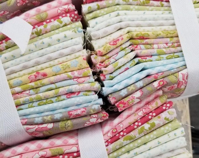 Grace...curated Fat Quarter Bundle...brenda Riddle...moda Fabrics - Etsy