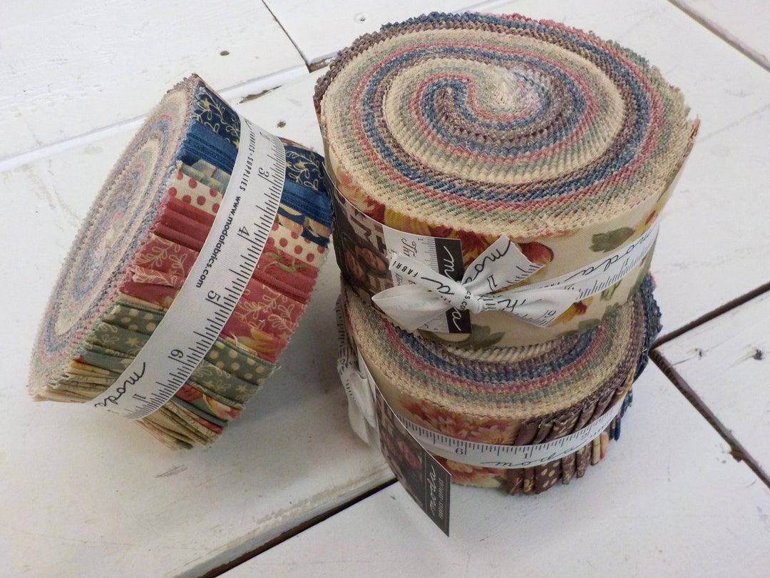 Threads That Bind Jelly Roll by Blackbird Designs for Moda - Etsy