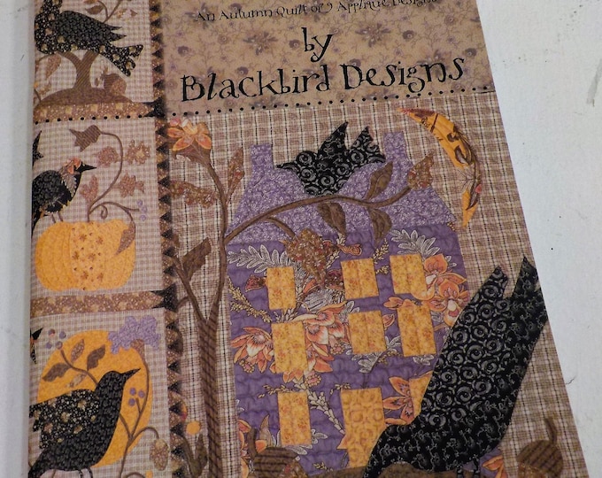The Raven by Blackbird Designs, Halloween, Raven, Applique, Quilting - Etsy