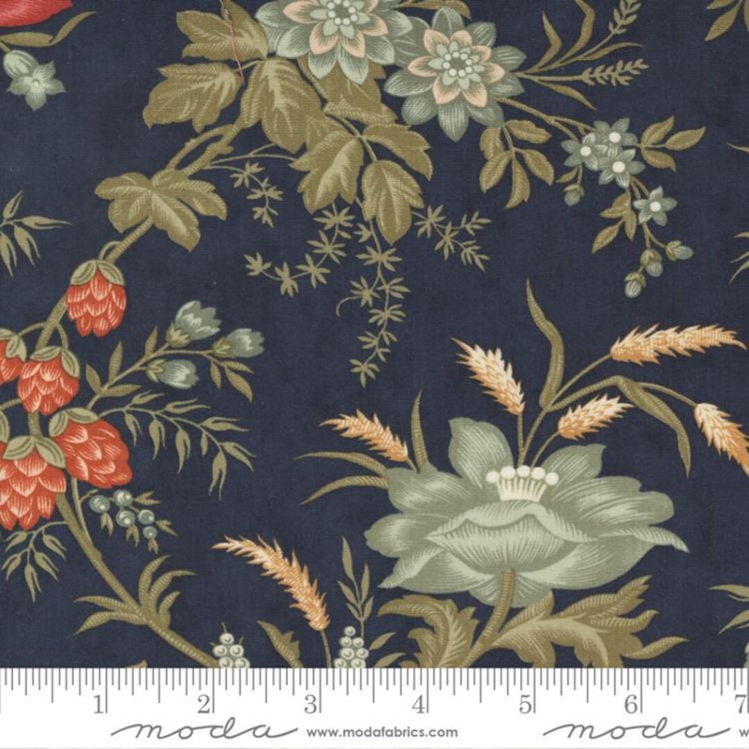 Rendezvous Nightshade 44300 19 by 3 Sisters for Moda Fabrics - Etsy