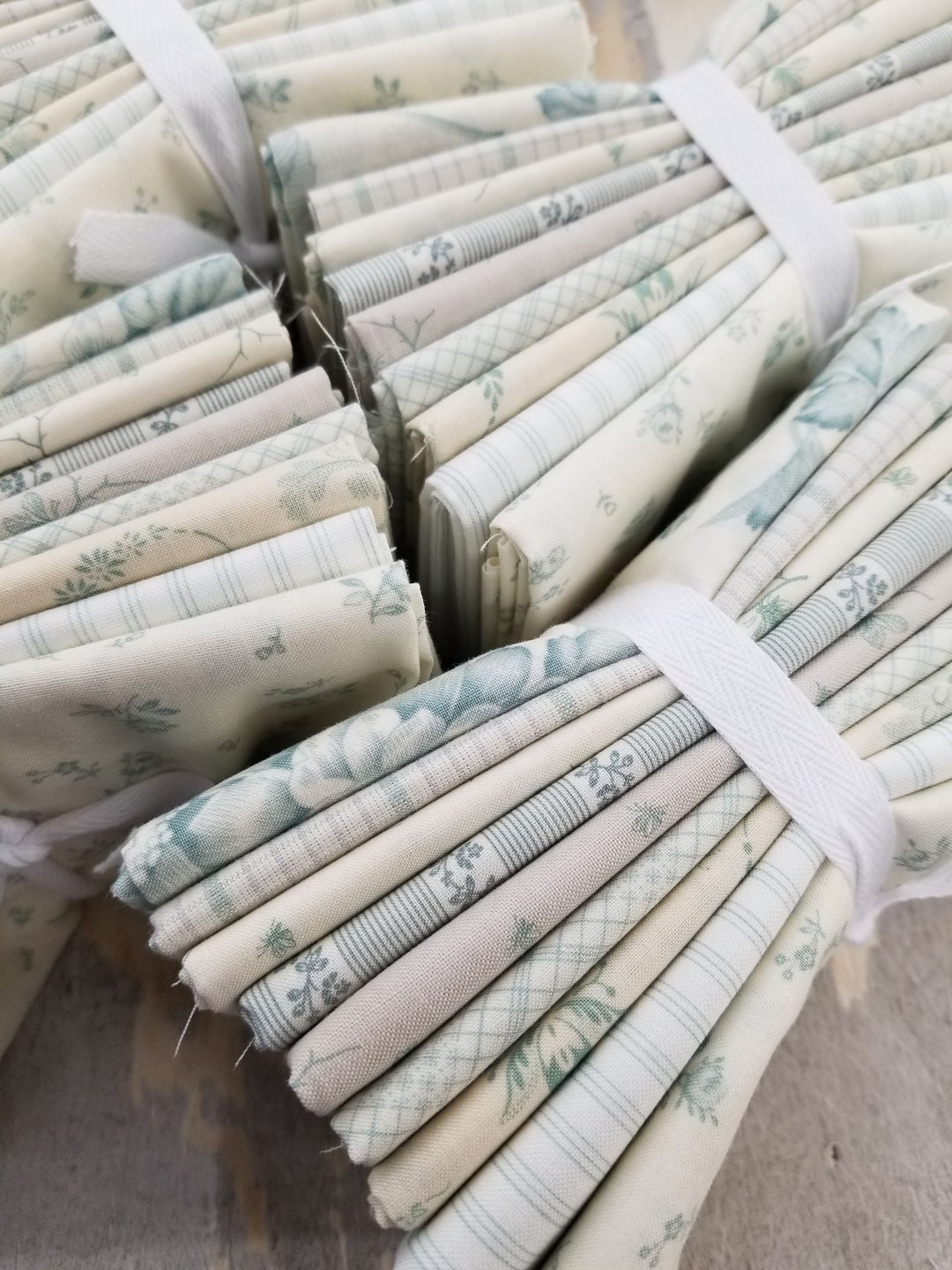 Low Volume Aquas...curated FQ Bundle...3 Sisters...moda Fabrics - Etsy