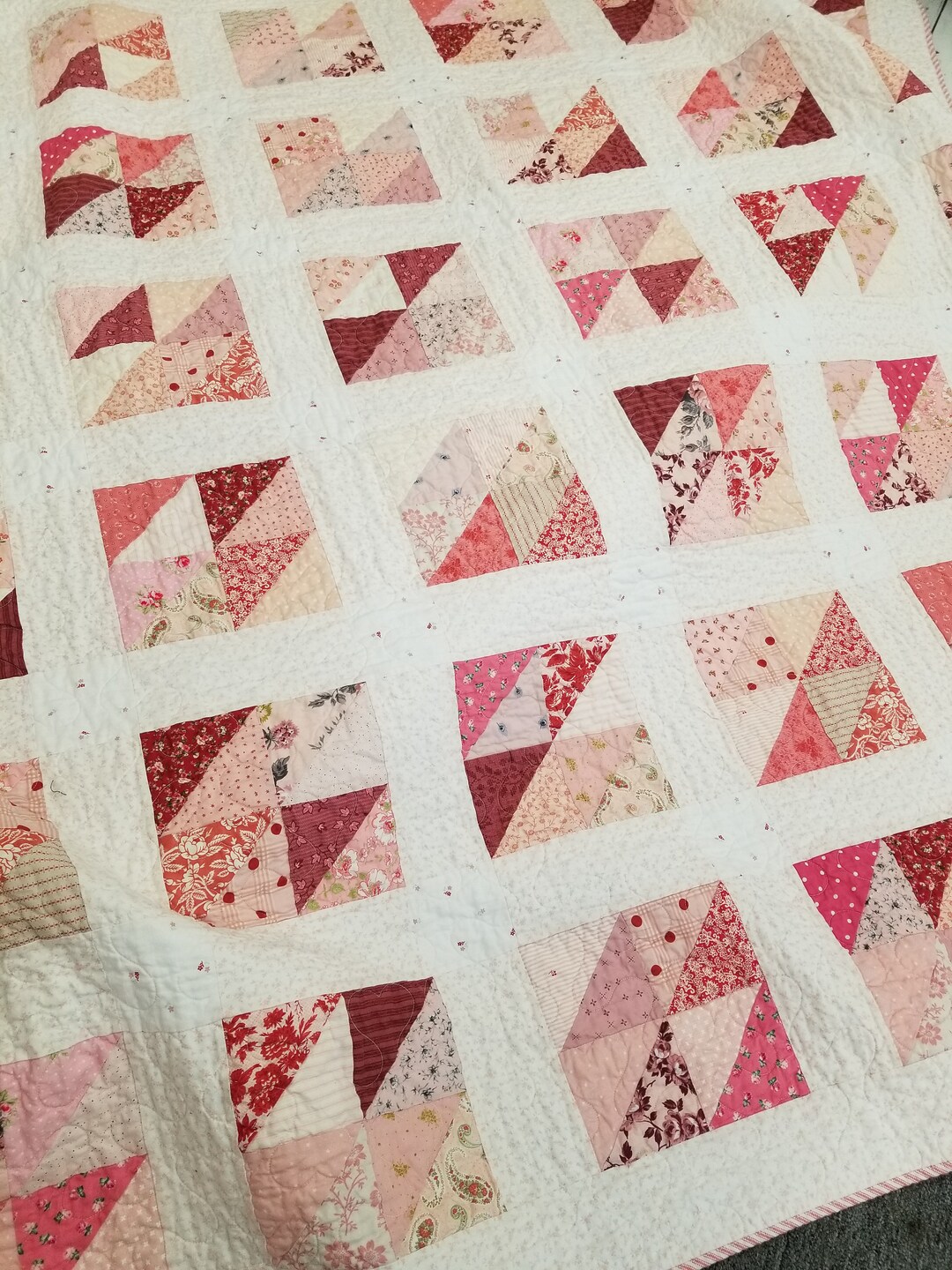 Countryside Valentine Quilt Kit...pattern Designed by Mickey - Etsy