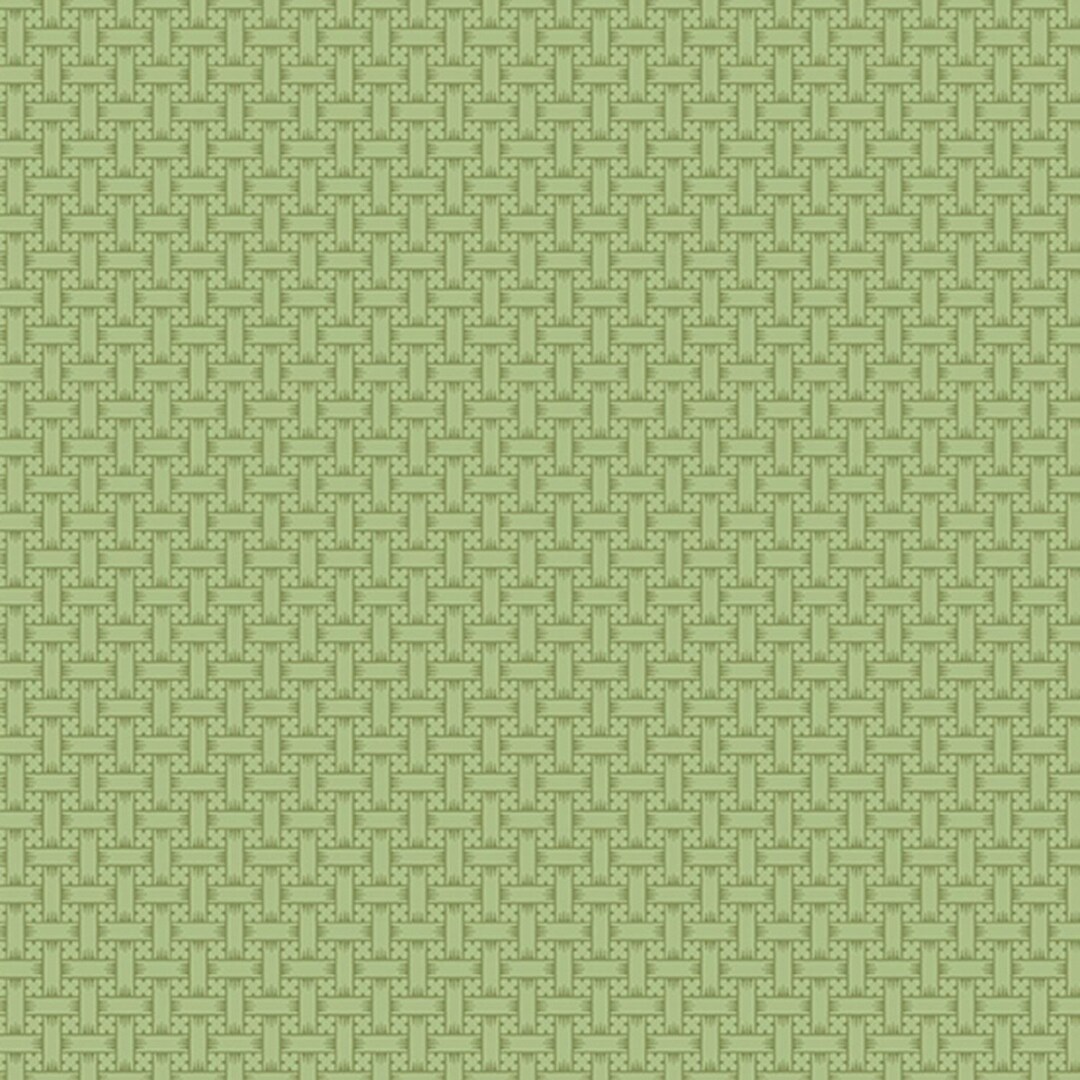 Abloom Grass Basketweave A-870-G Designed by Renee Nanneman for Andover ...