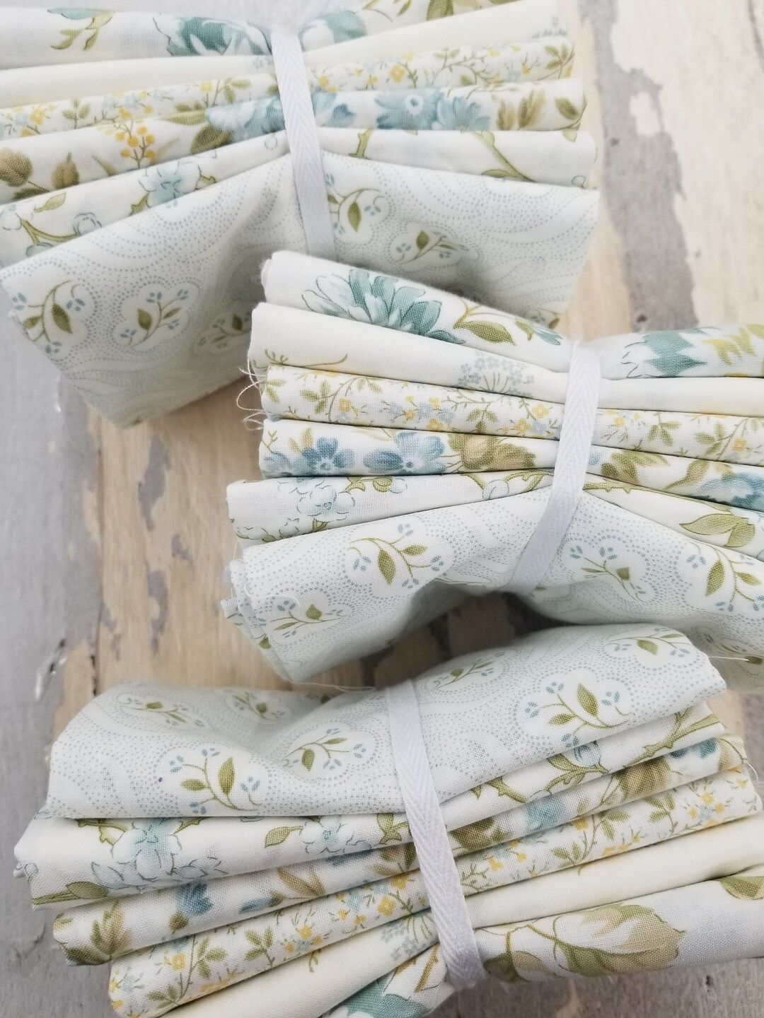Honeybloom Milk Floral Fat Quarters by 3 Sisters for Moda Fabrics...6 ...