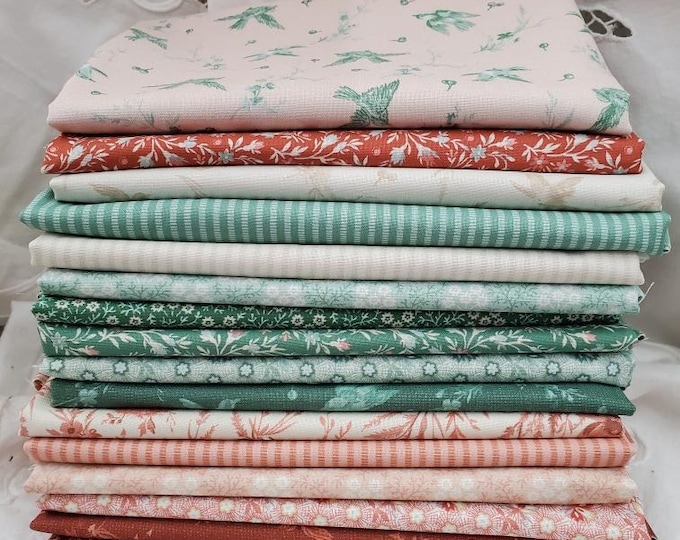Threads That Bind...half Yard Bundle...blackbird Designs...moda Fabrics ...