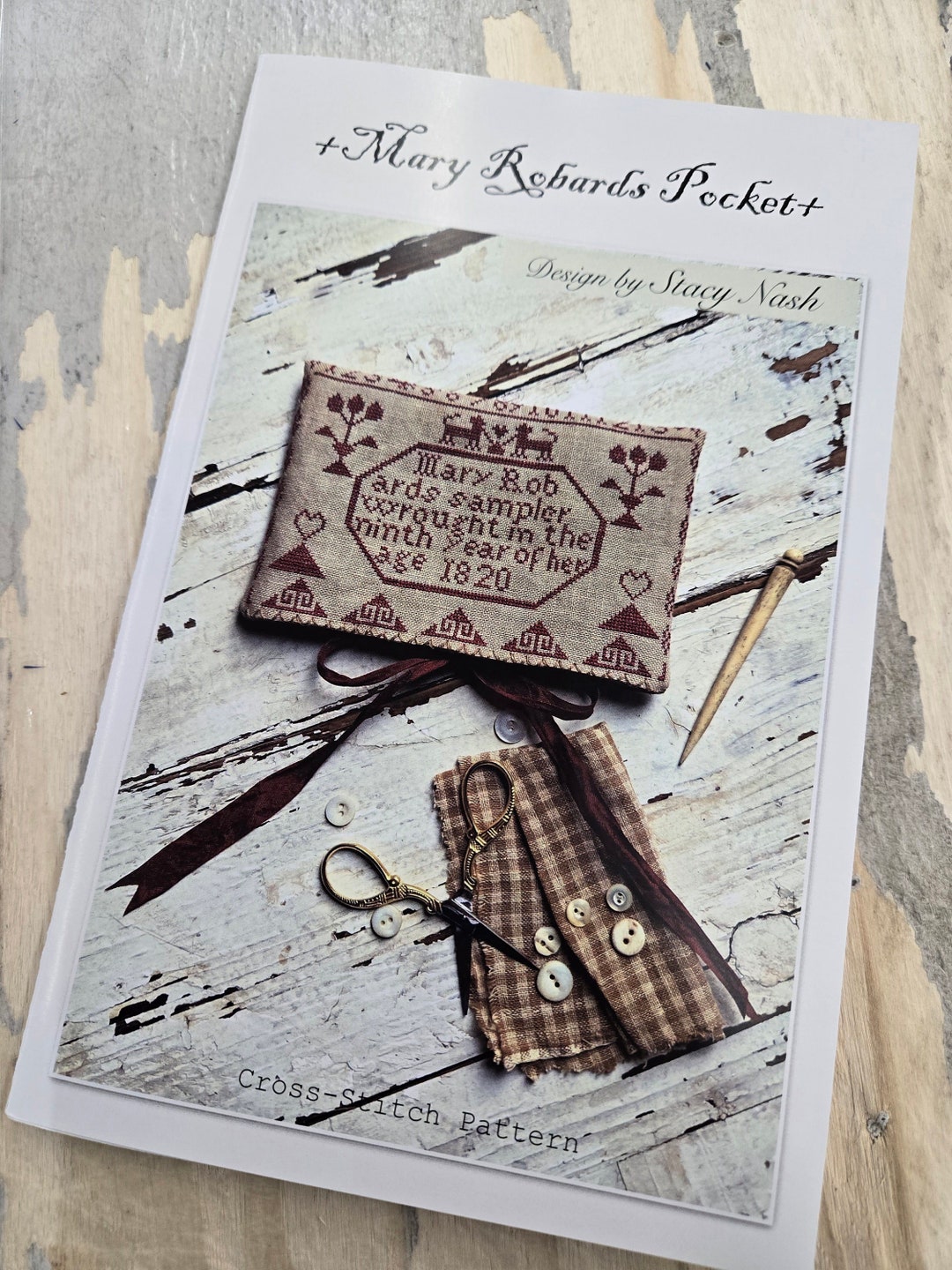 Mary Robards Pocket by Stacy Nash Primitives...cross Stitch Pattern - Etsy