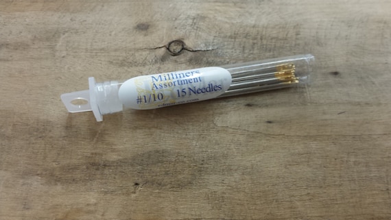 Edmar 15 Needle Assortment of 1/10 Milliner Needles - Etsy