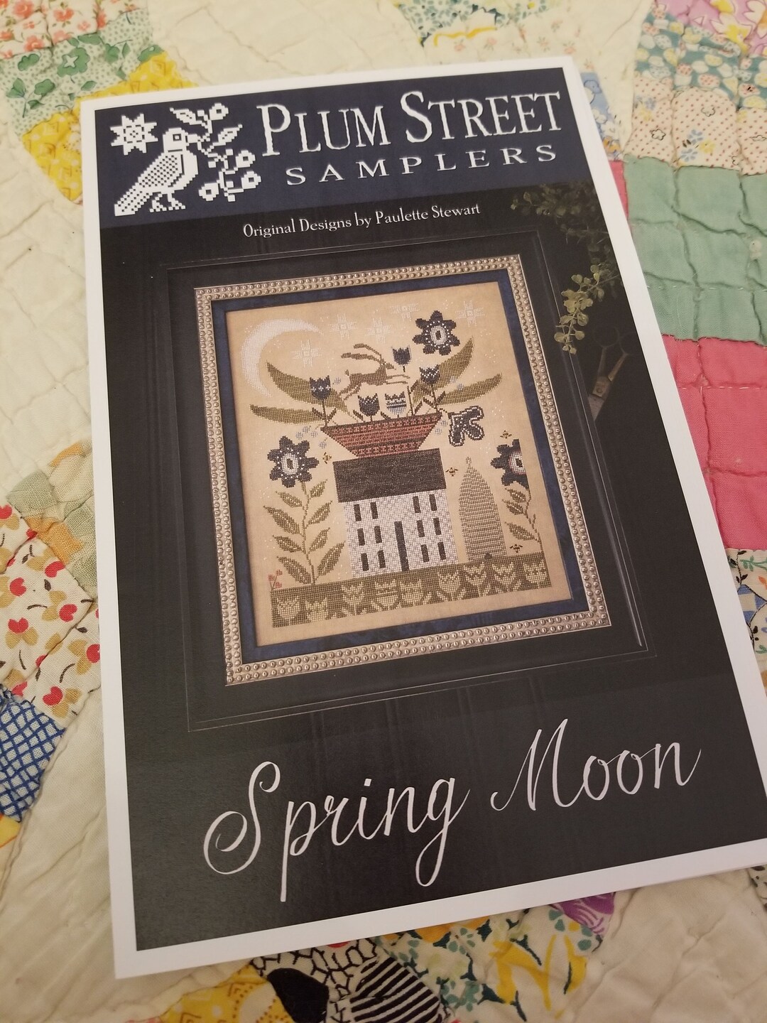 Spring Moon by Plum Street Samplers...cross Stitch Chart - Etsy
