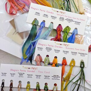 Allegra's Petite Garden by MJ Hiney...the Ribbon Muse...complete Kit ...