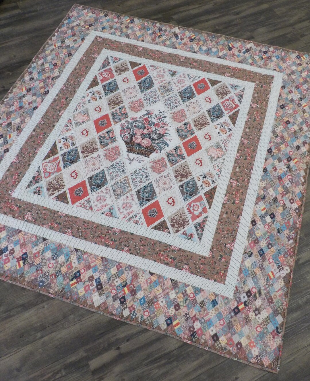 PDF Jane's Modified Coverlet Quilt Pattern...featuring Jane Austen's at ...