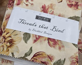 Threads That Bind Fat Quarter Bundle by Blackbird Designs for Moda ...