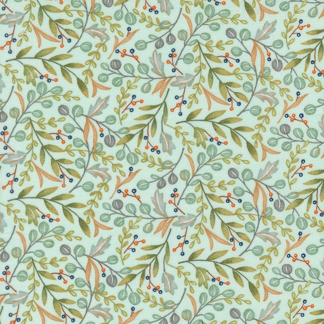 I Love Fall Most of All...aqua 56143 13...deb Strain...moda Fabrics - Etsy