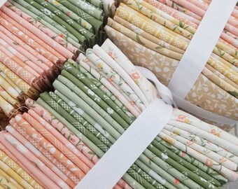 Flower Girl...yellow/wheat FQ Bundle...heather Briggs of My Sew Quilty ...