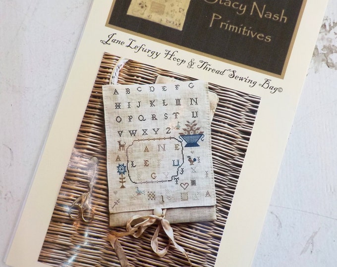 Jane Lefurgy Hoop & Thread Sewing Bag by Stacy Nash Primitives...cross ...