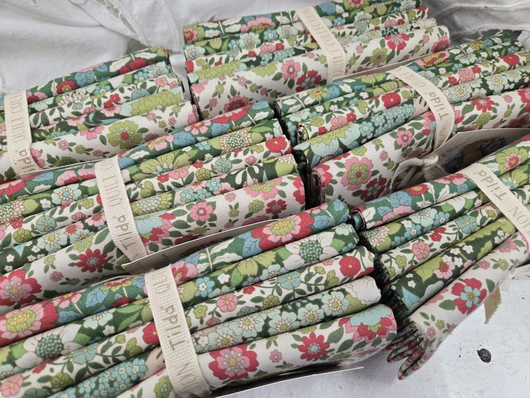Wallflower...green FQ Bundle...a Tilda Collection...tone Finnanger...5 ...