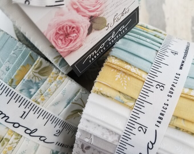 Cascade Mini Charm Pack by 3 Sisters for Moda Fabrics, 422 1/2 Inch ...