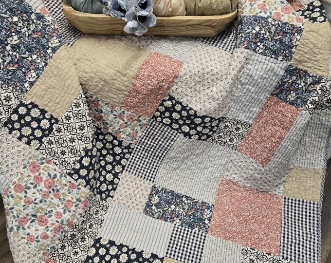 Autumn Romance Quilt Kit...featuring Cottage Farmhouse Fusion ...