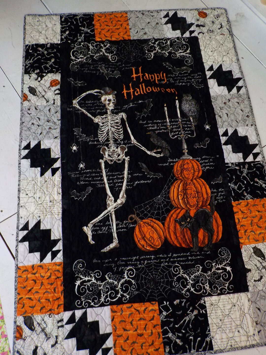 Mr. Skully Quilt Kit...pattern Designed by Mickey Zimmer - Etsy