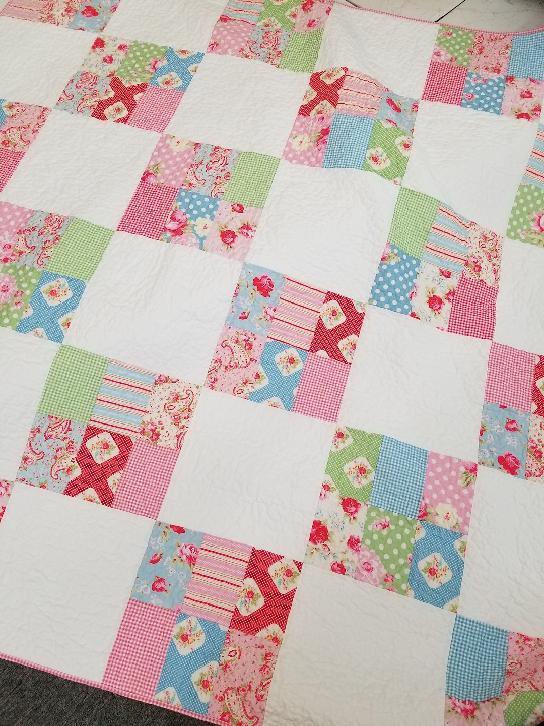 Bungalow Garden Quilt Kit...pattern Designed by Mickey Zimmer ...