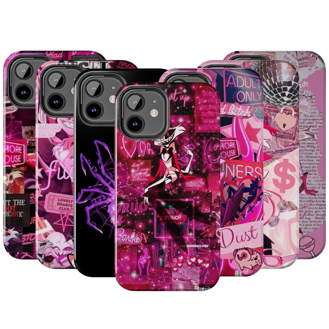 Cute Angel Dust Love Hazbin Hotel Phone Case, Angel Dust Fan Art ...