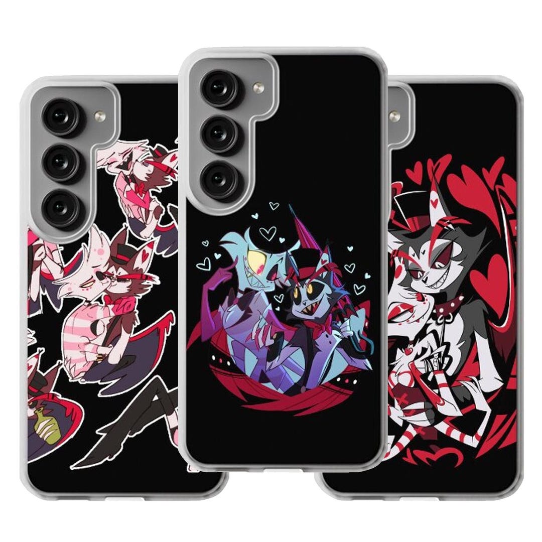 Angel Dust and Husk Hazbin Hotel Phone Case, Vintage Angel Dust and ...