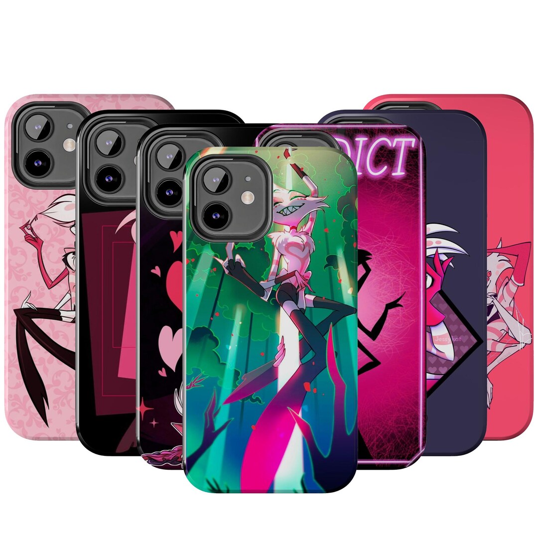 Angel Dust Hazbin Hotel Phone Case, Cute Angel Dust Fan Art, Hazbin ...