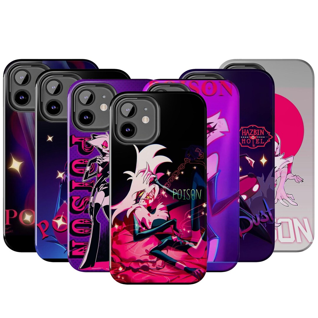 Angel Dust Poison Hazbin Hotel Phone Case, Cute Angel Dust Fan Art ...