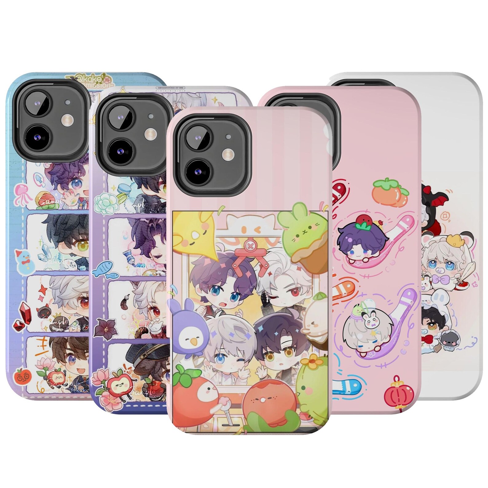 Love and Deepspace Chibi Characters Phone Case Otome Game Cover, LADS ...