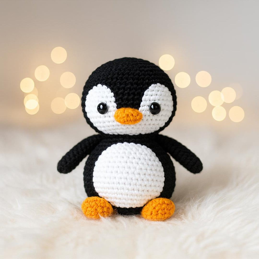 Crochet Penguin Amigurumi Pattern PDF, Cute Penguin Crochet Tutorial ...